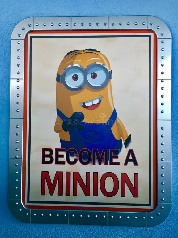 Minion sign editorial stock photo. Image of minion, sign - 89268773