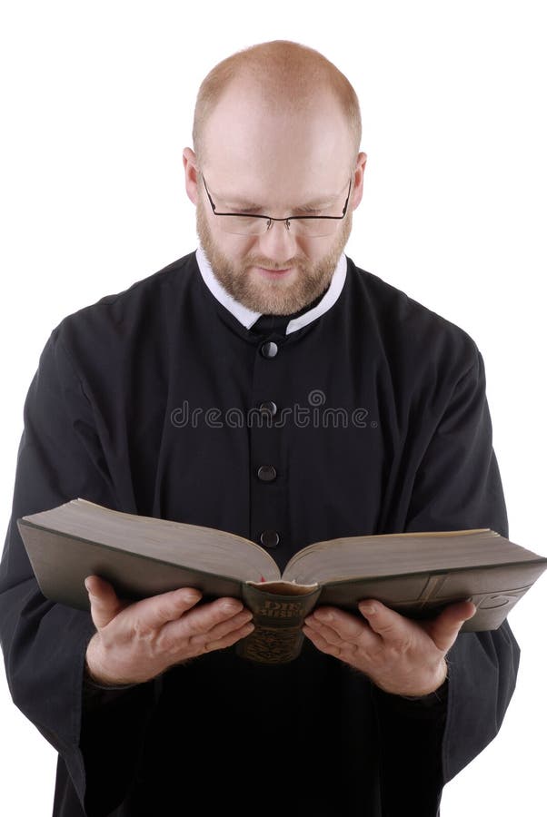 Minister stock image. Image of stage, traditional, reading - 1728167