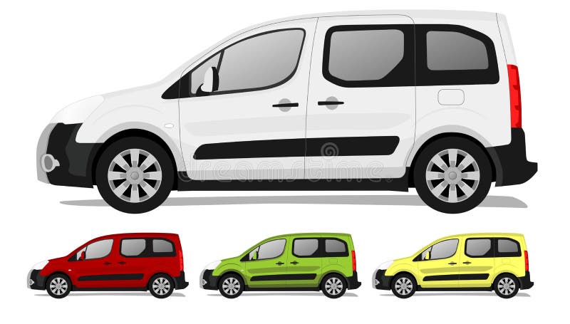 Minivan stock illustration. Illustration of motor, alloy - 27534706