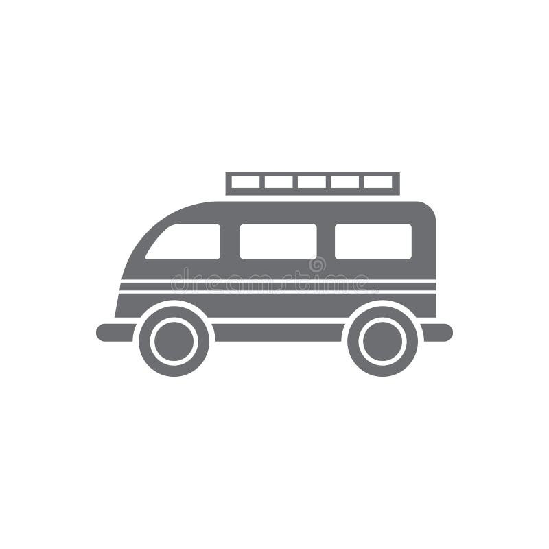Minivan Icon. Simple Element Illustration. Minivan Symbol Design from ...