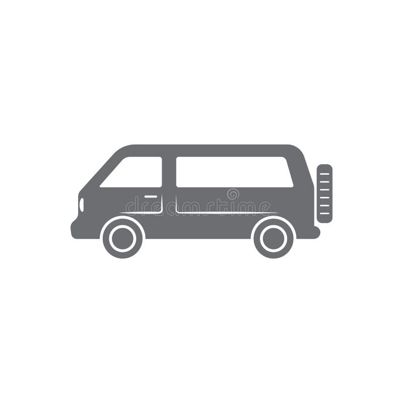 Minivan Icon. Simple Element Illustration. Minivan Symbol Design from ...