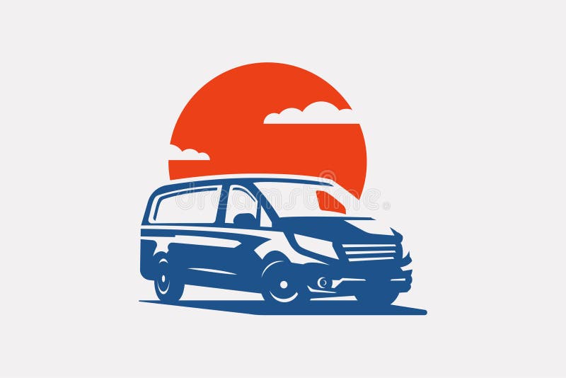 Minivan Vector Logo, Illustration EPS 10 File Stock Vector ...