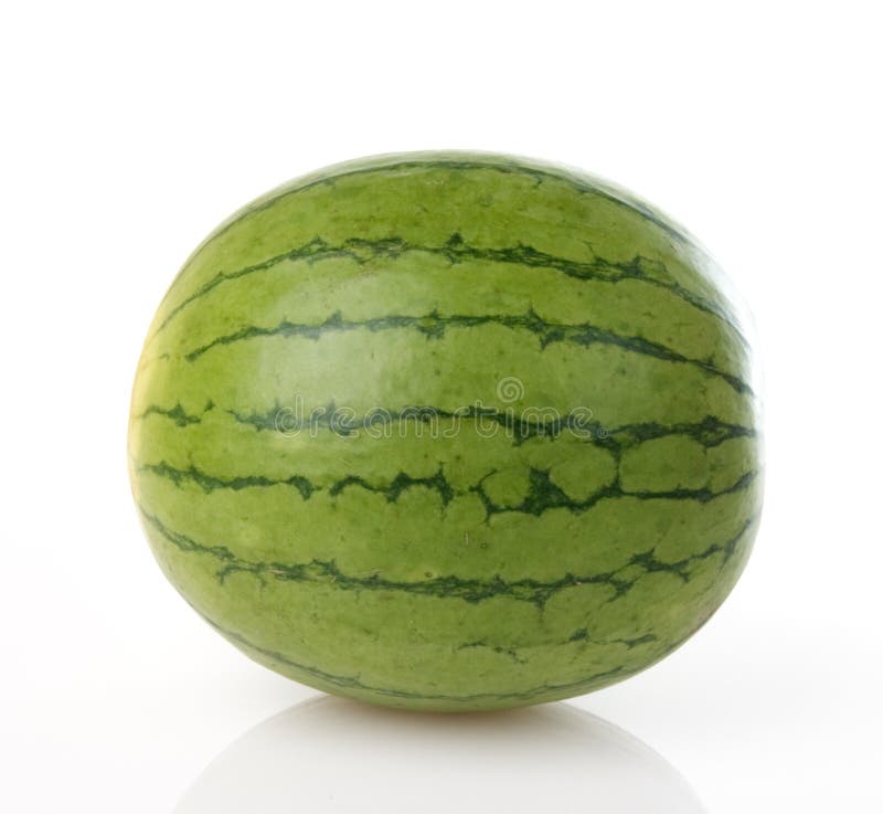 Mini- Melon Och Vattenmelon Med Randig Hud Fotografering för Bildbyråer ...