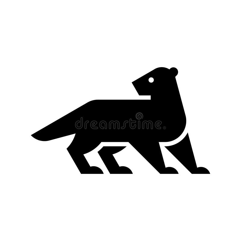 Mink Logo stock vector. Illustration of mammal, template - 259970618