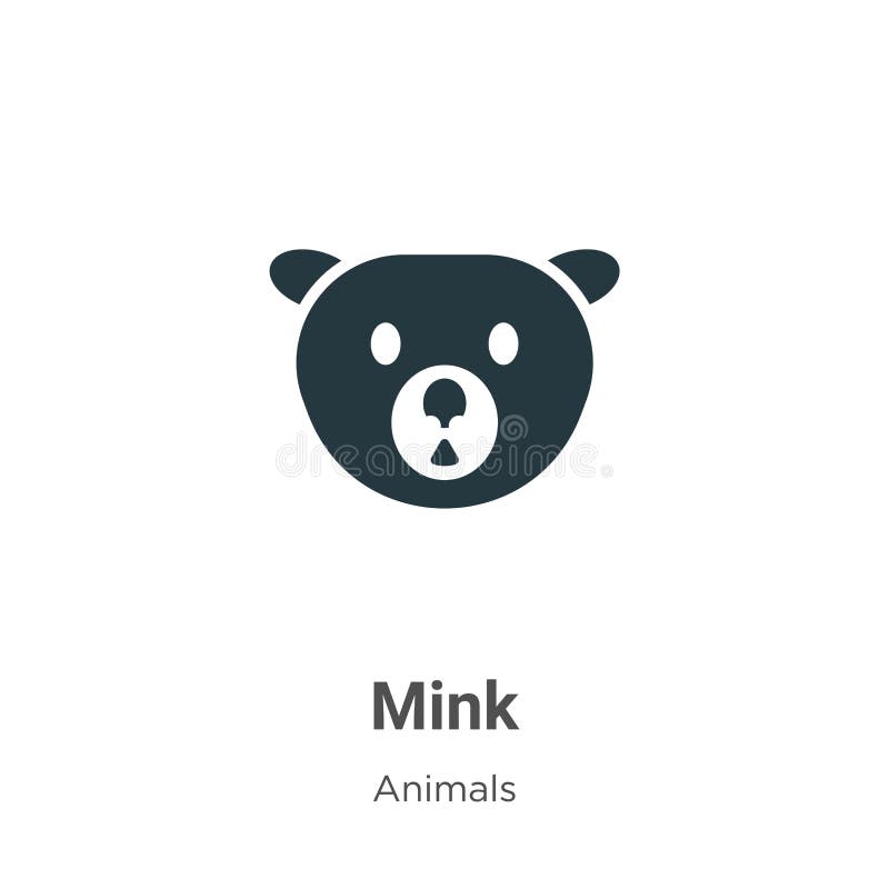 Mink Concept Vector Linear Icon Isolated on Transparent Background ...