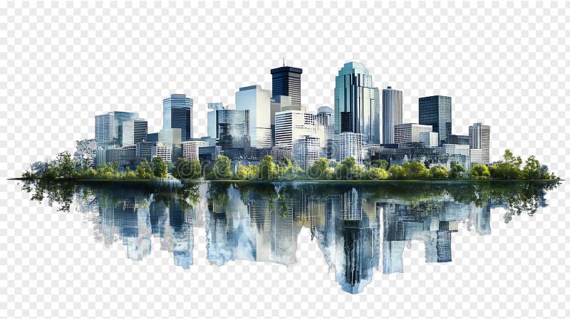 Minneapolis city skyline stock image. Illustration of aigenerated ...