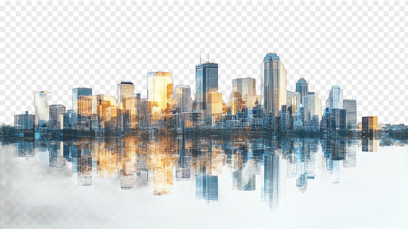 Minneapolis city skyline stock image. Illustration of aigenerated ...