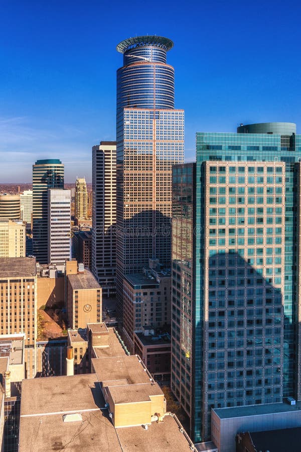 Minneapolis, Downtown Skyline Architecture Editorial Stock Photo ...
