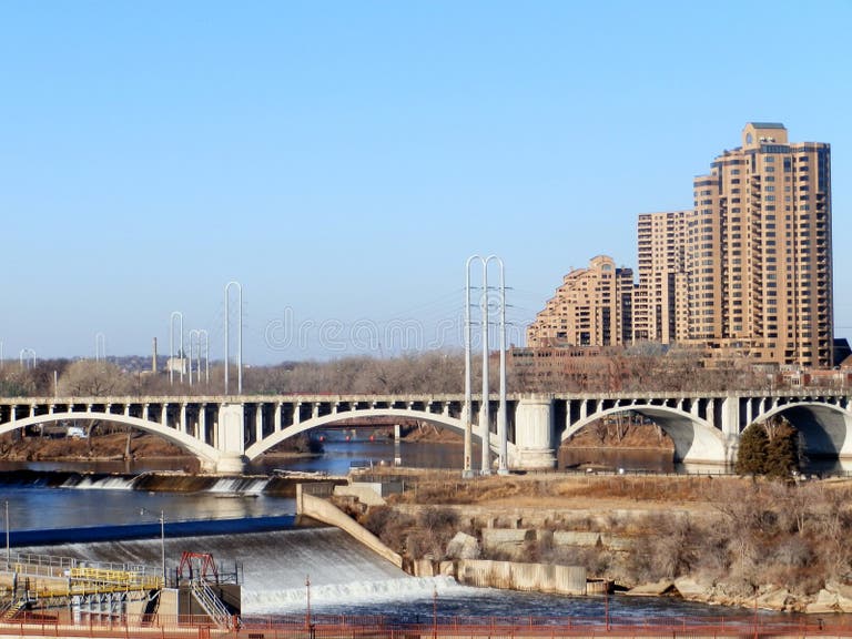 Minneapolis Landscape stock image. Image of infrustructure - 23103691