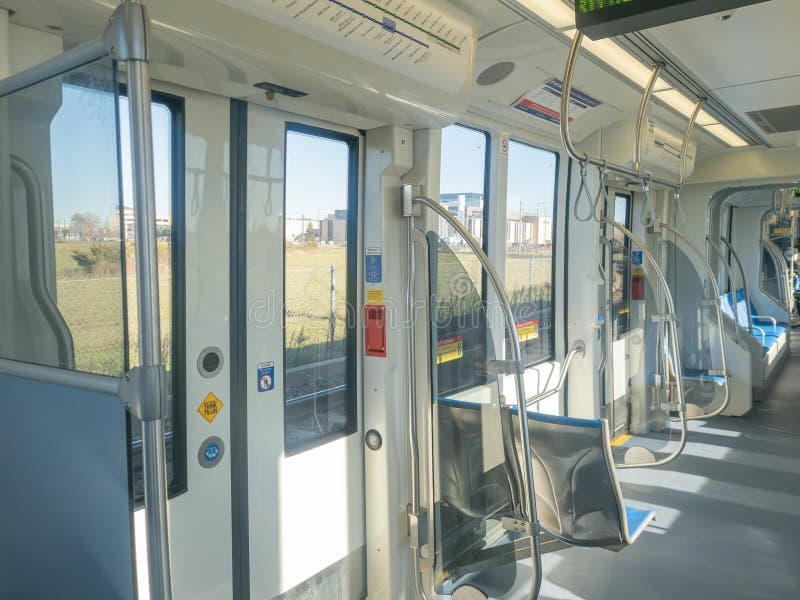 The Minneapolis Light Rail Train Editorial Stock Image - Image of ...