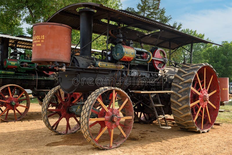 Minneapolis Threshing Machine Stock Image - Image of restored, rural ...