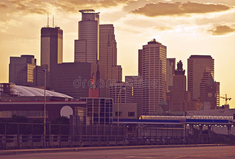 Minneapolis Ultraviolet stock photo. Image of ultraviolet - 32690428