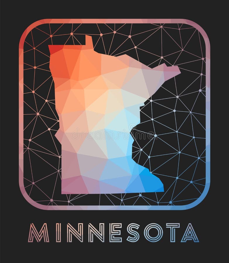 Minnesota icon. stock vector. Illustration of cartography - 168148805