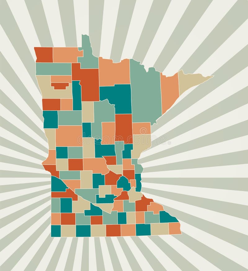 Minnesota Sunburst Map Stock Illustrations – 14 Minnesota Sunburst Map ...