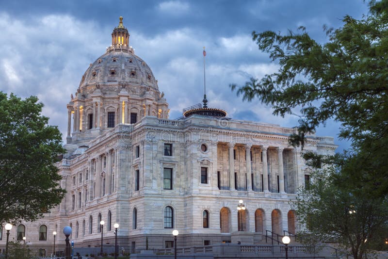 Minnesota State Capitol in St. Paul Stock Photo - Image of travel ...
