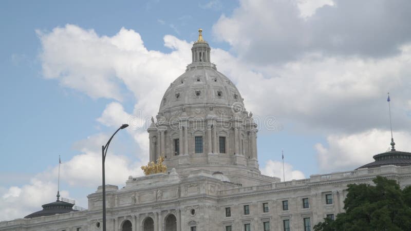 Minnesota State Capitol Building Stock Footage - Video of closeup ...