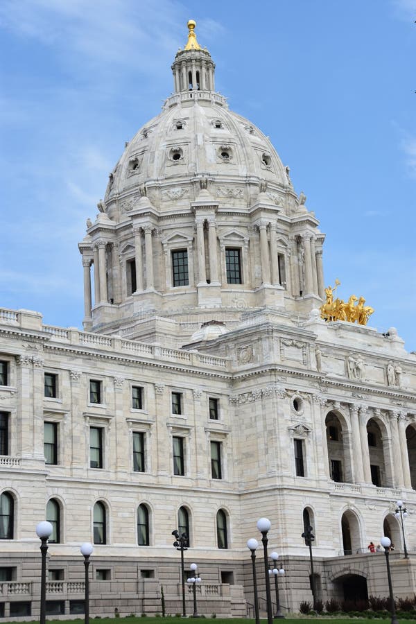 Minnesota State Capitol in St Paul Stock Photo - Image of structure ...