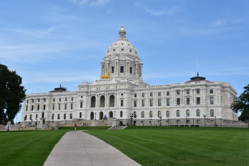 Minnesota State Capitol in St Paul Editorial Stock Image - Image of ...
