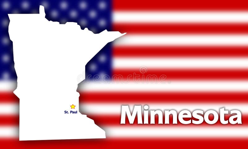 Minnesota State by Counties Stock Vector - Illustration of minneapolis ...