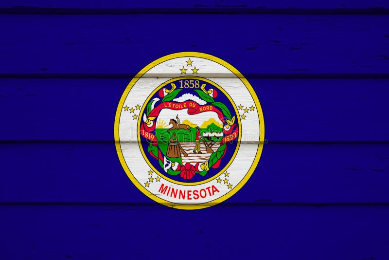 Minnesota State Flag stock image. Image of saint, midwest - 14873569
