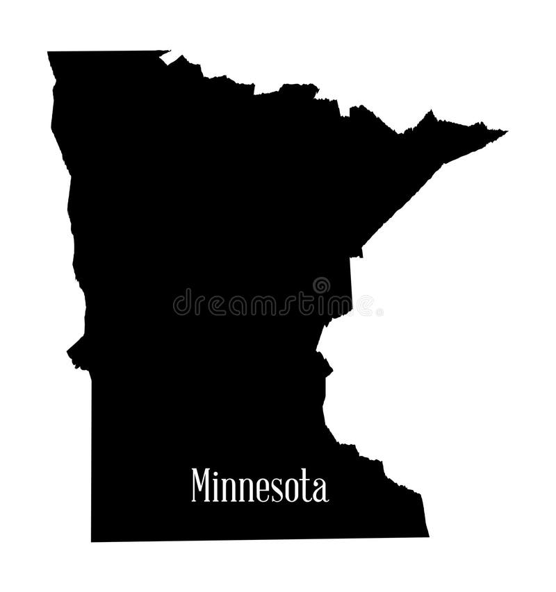 State Minnesota Silhouette Stock Illustrations – 1,018 State Minnesota ...