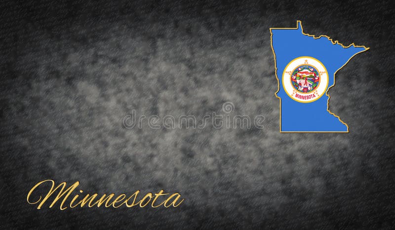 Minnesota Symbols, Map of Minnesota Stock Photo - Image of cuisine ...