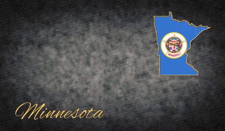 Minnesota Symbols, Map of Minnesota Stock Photo - Image of cuisine ...