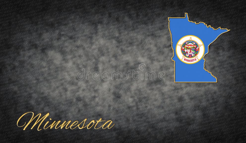 Minnesota Symbols, Map of Minnesota Stock Photo - Image of cuisine ...