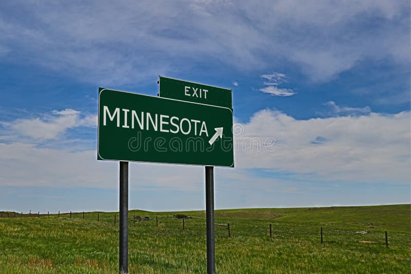 Minnesota stock photo. Image of high, exit, bright, drive - 95065588