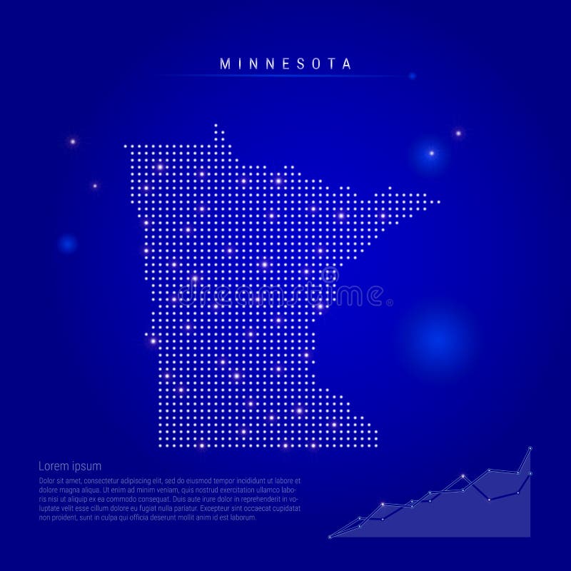 Minnesota US State Vector Map Pencil Sketch. Minnesota Outline Map with ...