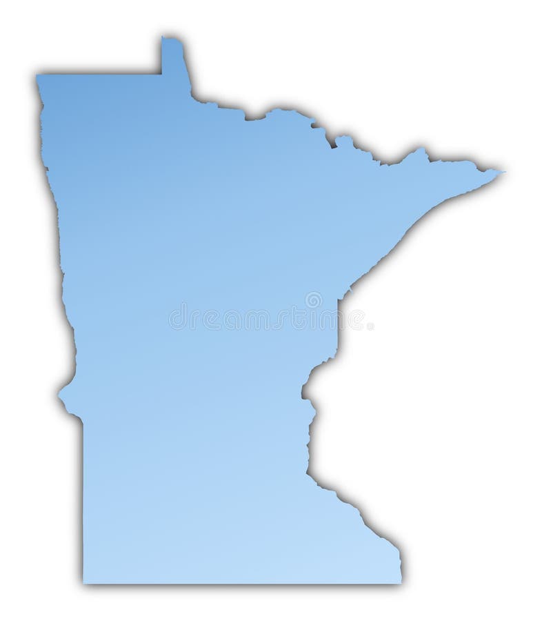 Minnesota Map Clip Art