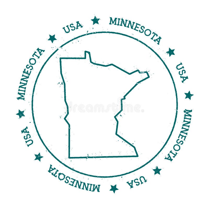 Minnesota Vector Map. High Detailed Illustration Stock Vector ...