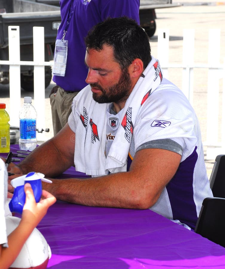 Minnesota Vikingo Jim Kleinsasser Foto de archivo editorial - Imagen de ...