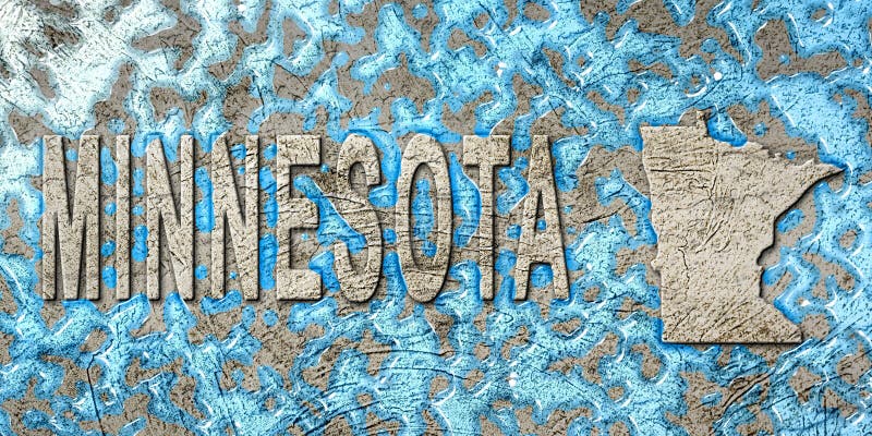 Minnesota Water Management Concept Stock Illustration - Illustration of ...