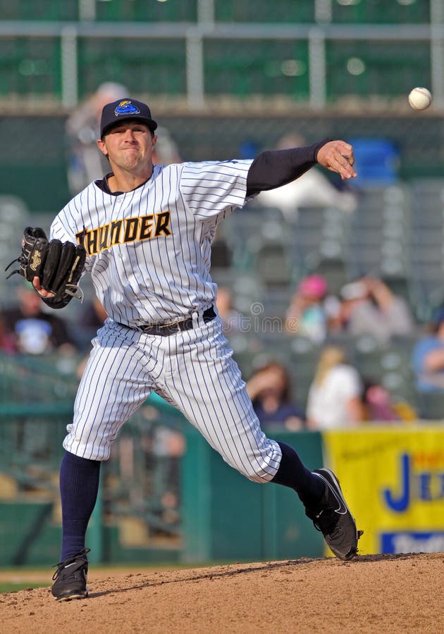 Minor League Baseball - Pick Off Play at First Editorial Photography ...
