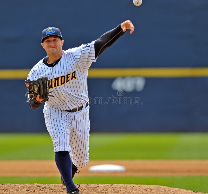 Minor League Baseball Pitcher - Delivery Editorial Stock Photo - Image ...