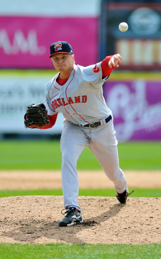 Minor League Baseball Pitcher - Delivery (lefty) Editorial Stock Image ...