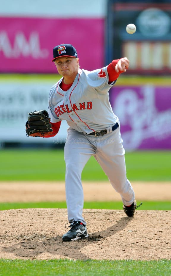 Minor League Baseball Pitcher - Delivery (lefty) Editorial Stock Image ...