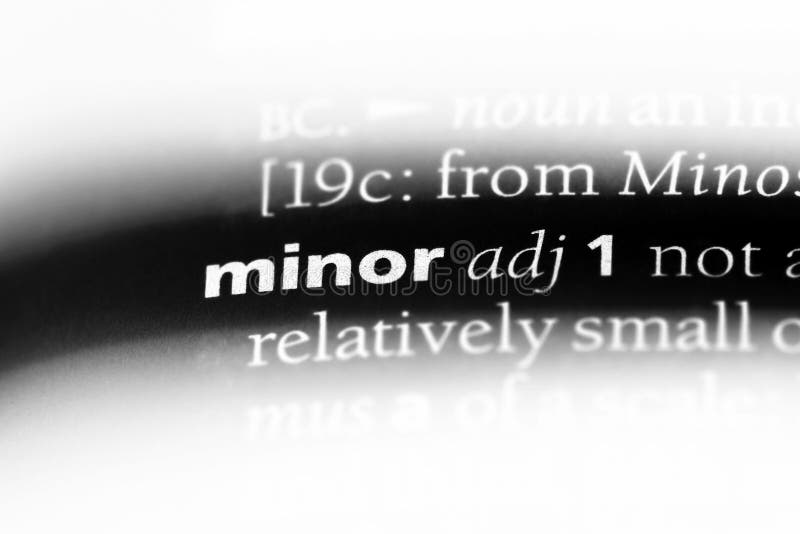 Minor stock image. Image of paper, macro, isolated, dictionary - 126541723