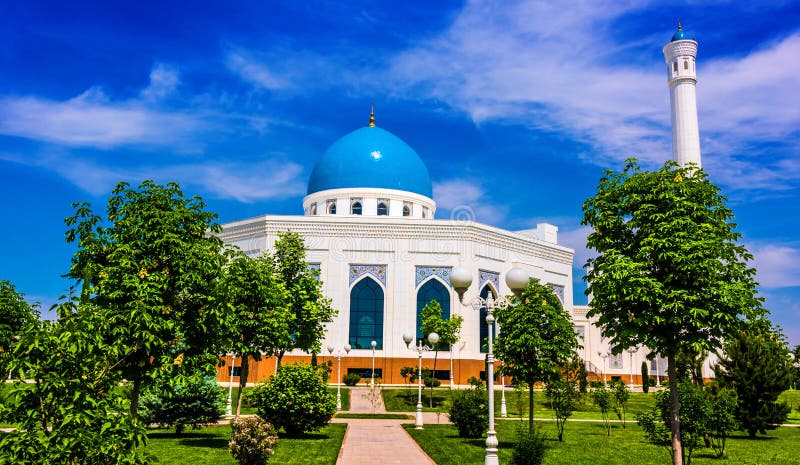 Minor Mosque in Tashkent, Uzbekistan Stock Photo - Image of building ...