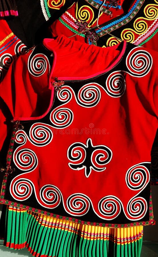 Minority clothes stock image. Image of chinese, glamour - 1998053