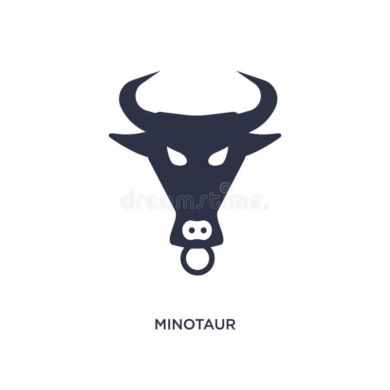 Minotaur Silhouette Ancient Mythology Fantasy Stock Illustrations – 76 Minotaur Silhouette ...