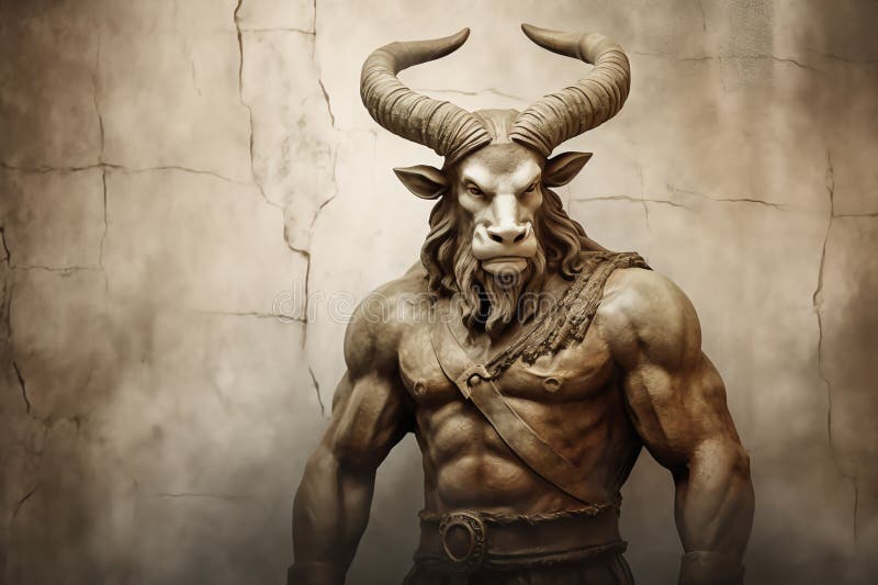 The Minotaur Illustration Illustration Photo Stock Illustration ...