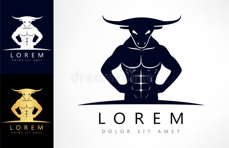 Minotaur logo vector stock vector. Illustration of horn - 200501928