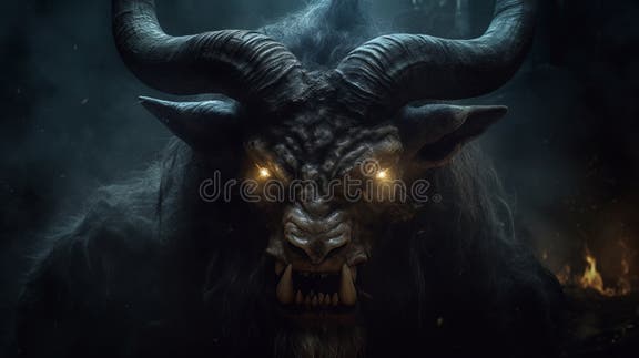 Minotaur: the Terrifying Apparition from Outer Space Stock Illustration ...