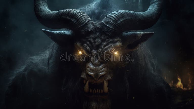 Minotaur: the Terrifying Apparition from Outer Space Stock Illustration ...