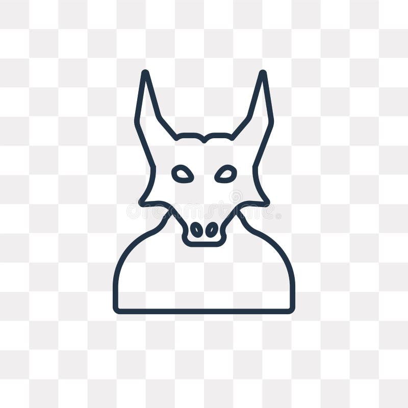 Minotaur Vector Icon on White Background. Flat Vector Minotaur Icon ...