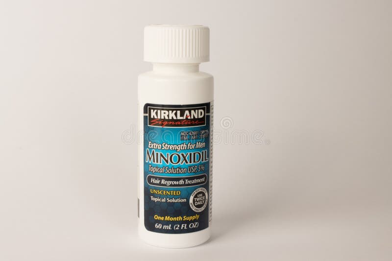 Minoxidil A Popular Topical Solution For Hair Regrowth Editorial Stock