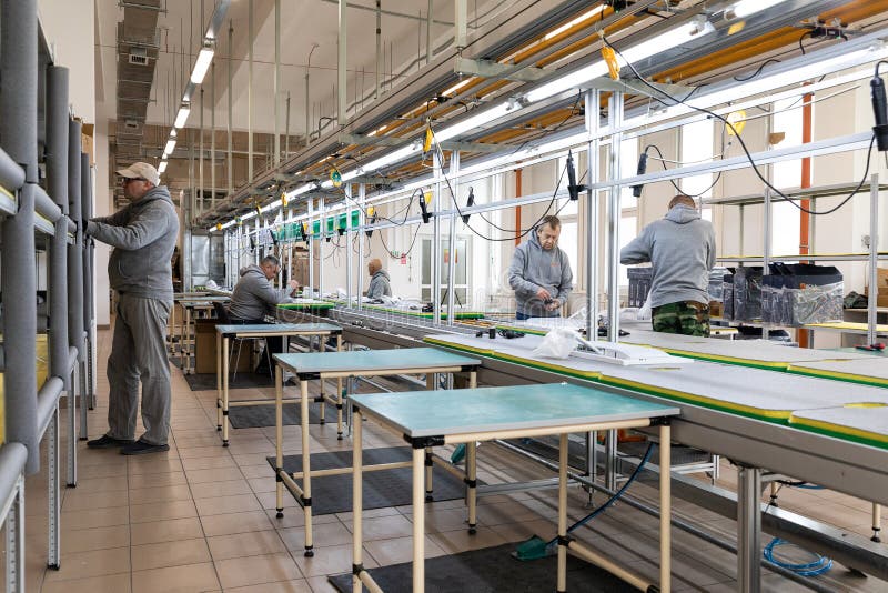 Minsk, Belarus - Jan 05, 2022: Photo of a Plant for Assembling ...