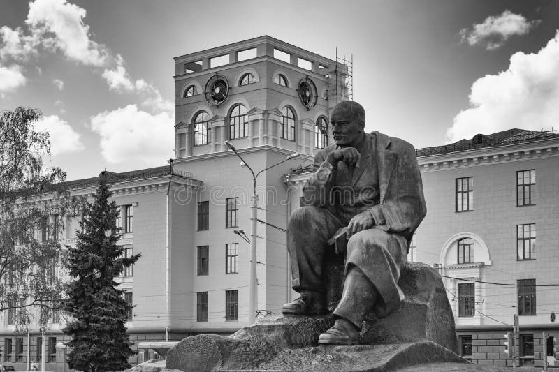 Minsk, Belarus-July 23, 2024: the Statue Yakub Kolas on Yakub Kolas ...